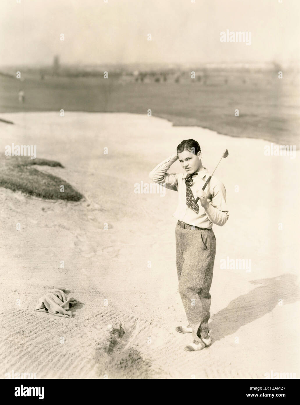 Sand trap (OLVI007 OU608 F Stock Photo - Alamy