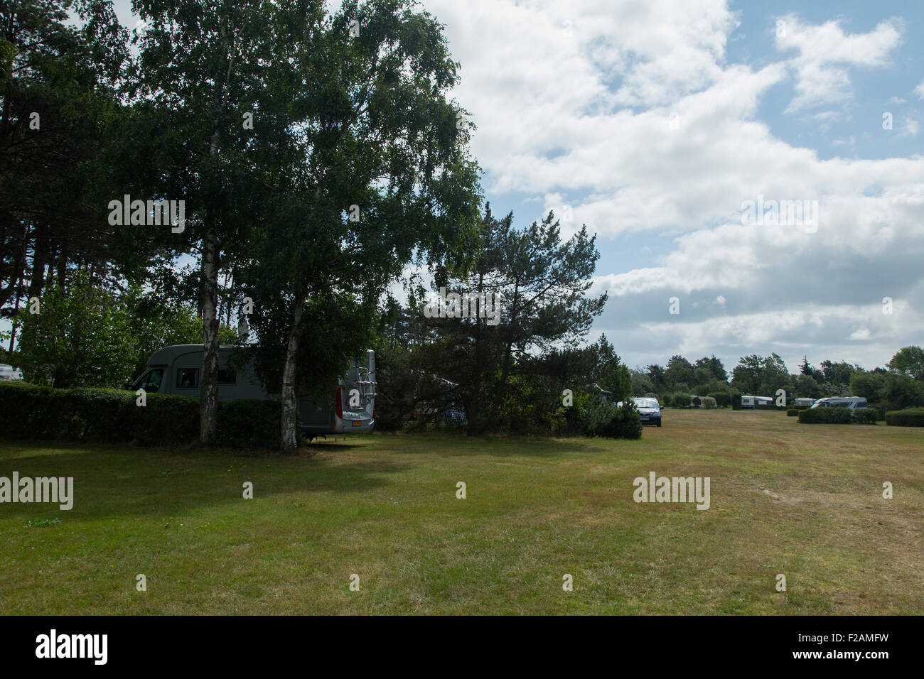 Danish Camping Fyns Hoved, Funen, Denmark Stock Photo - Alamy