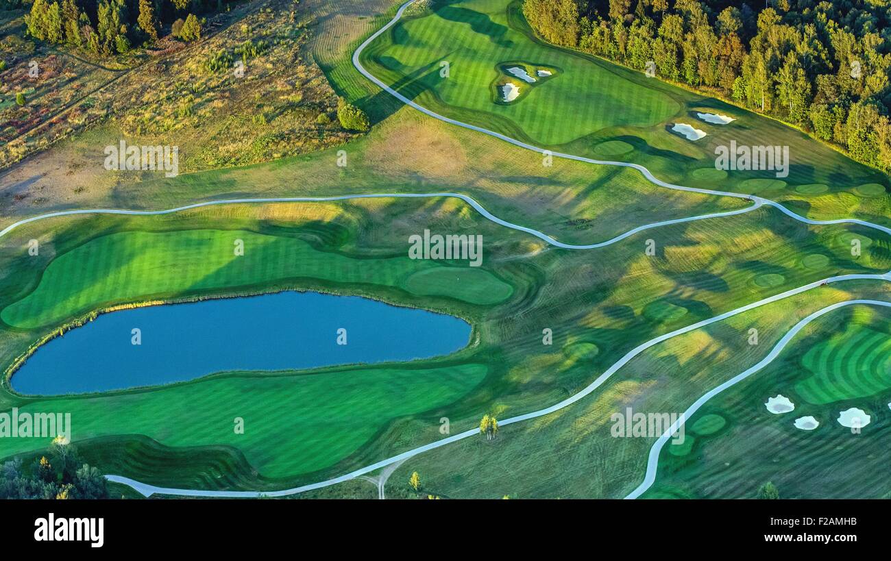 Russia, Moscow region. The golf club Stock Photo - Alamy