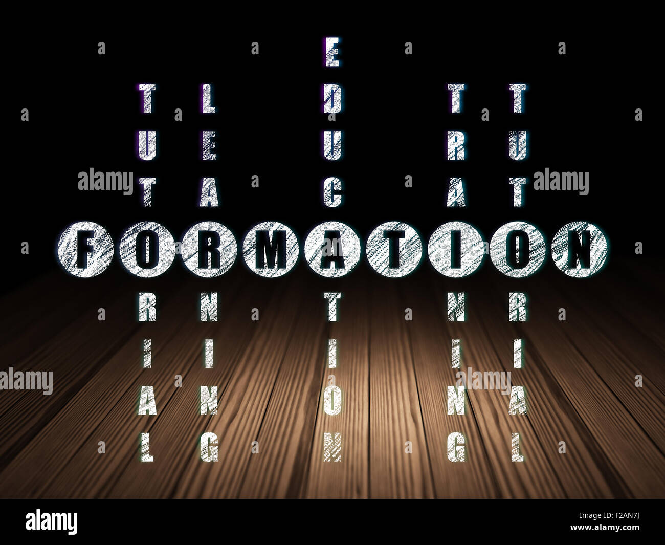 Learning concept: word Formation in solving Crossword Puzzle Stock ...
