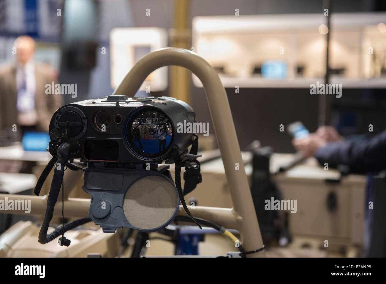 London, UK. 15th September, 2015. A sensor on a command and control ...