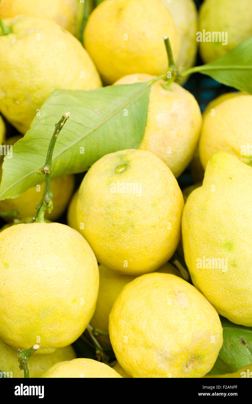 Lemons crate hi-res stock photography and images - Alamy