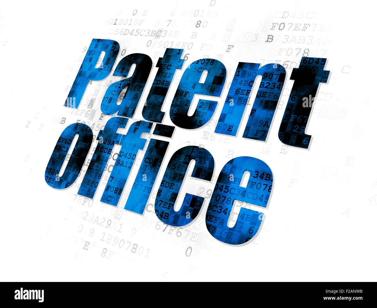 Law concept: Patent Office on Digital background Stock Photo - Alamy