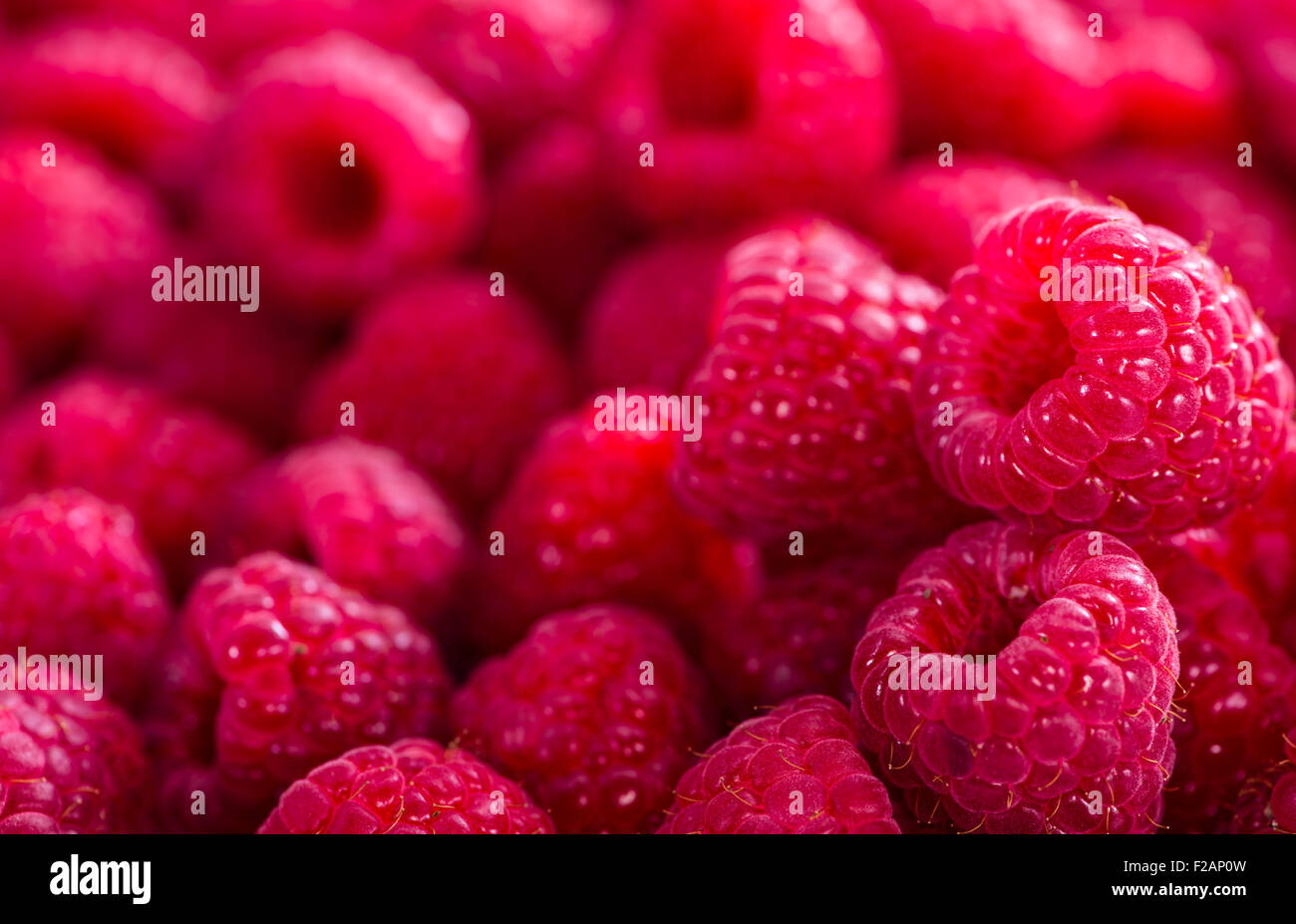 Raspberries as detailed close-up shot food background image Stock Photo ...