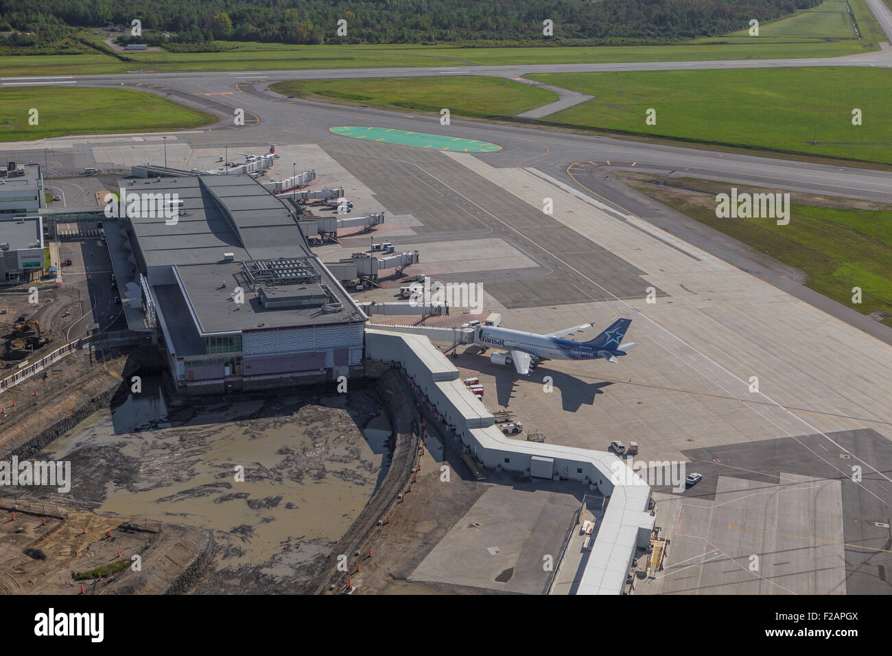 Quebec City Jean Lesage International Airport is pictured in this ...