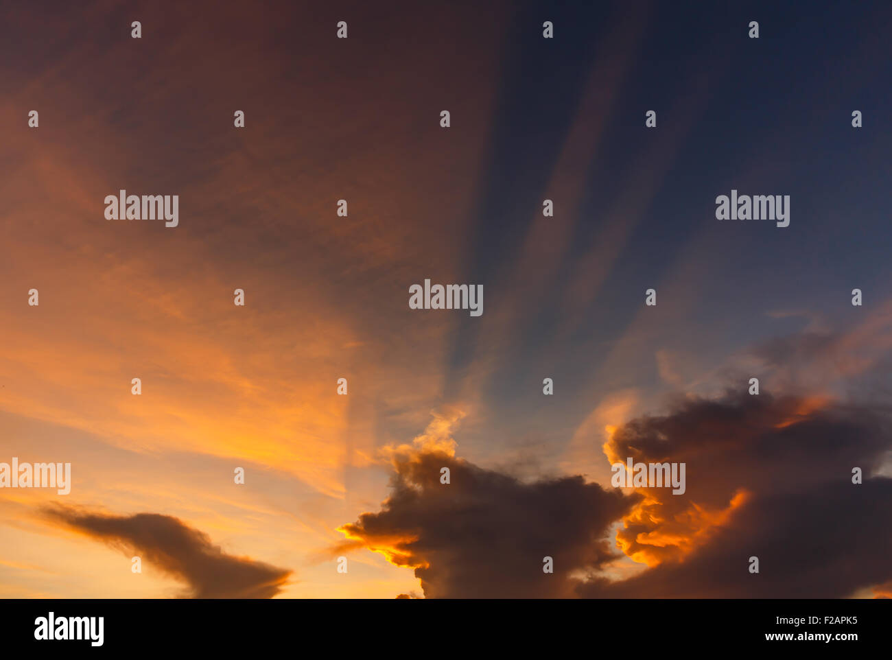 atmosphere at sunrise background Stock Photo - Alamy