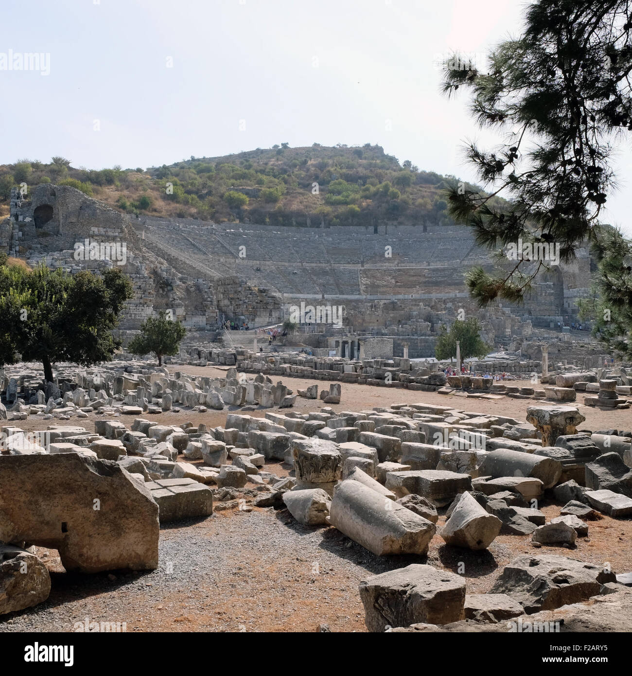 Ampitheatre in Ephesus, Turkey Stock Photo - Alamy