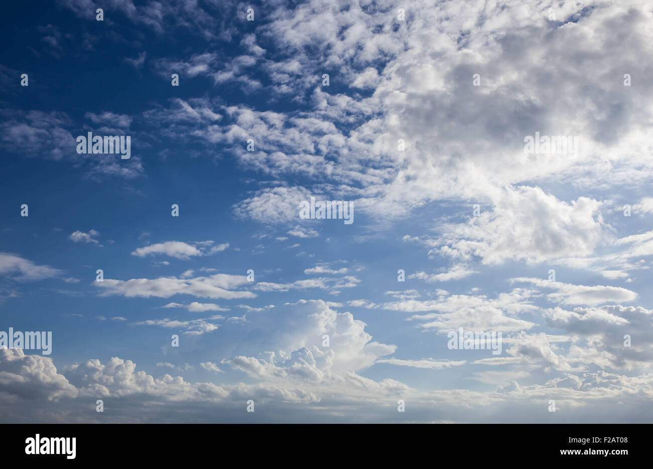 Pattern of clouds in the sky Stock Photo - Alamy
