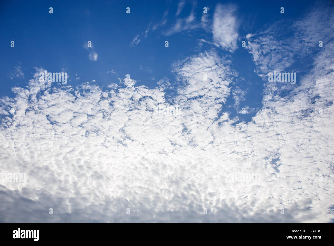 Pattern of clouds in the sky Stock Photo - Alamy