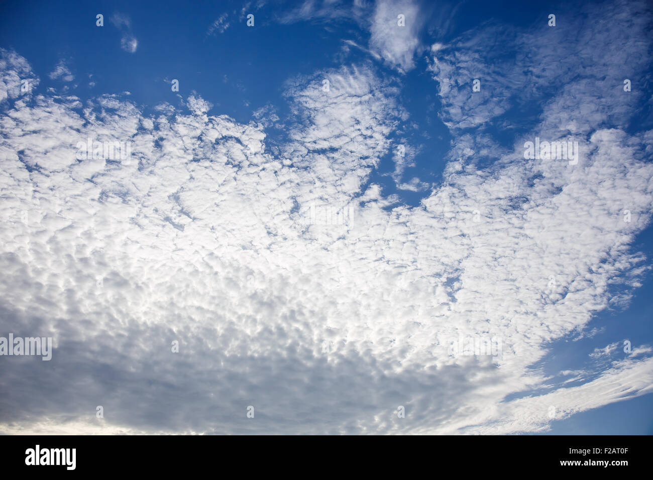 Pattern of clouds in the sky Stock Photo - Alamy