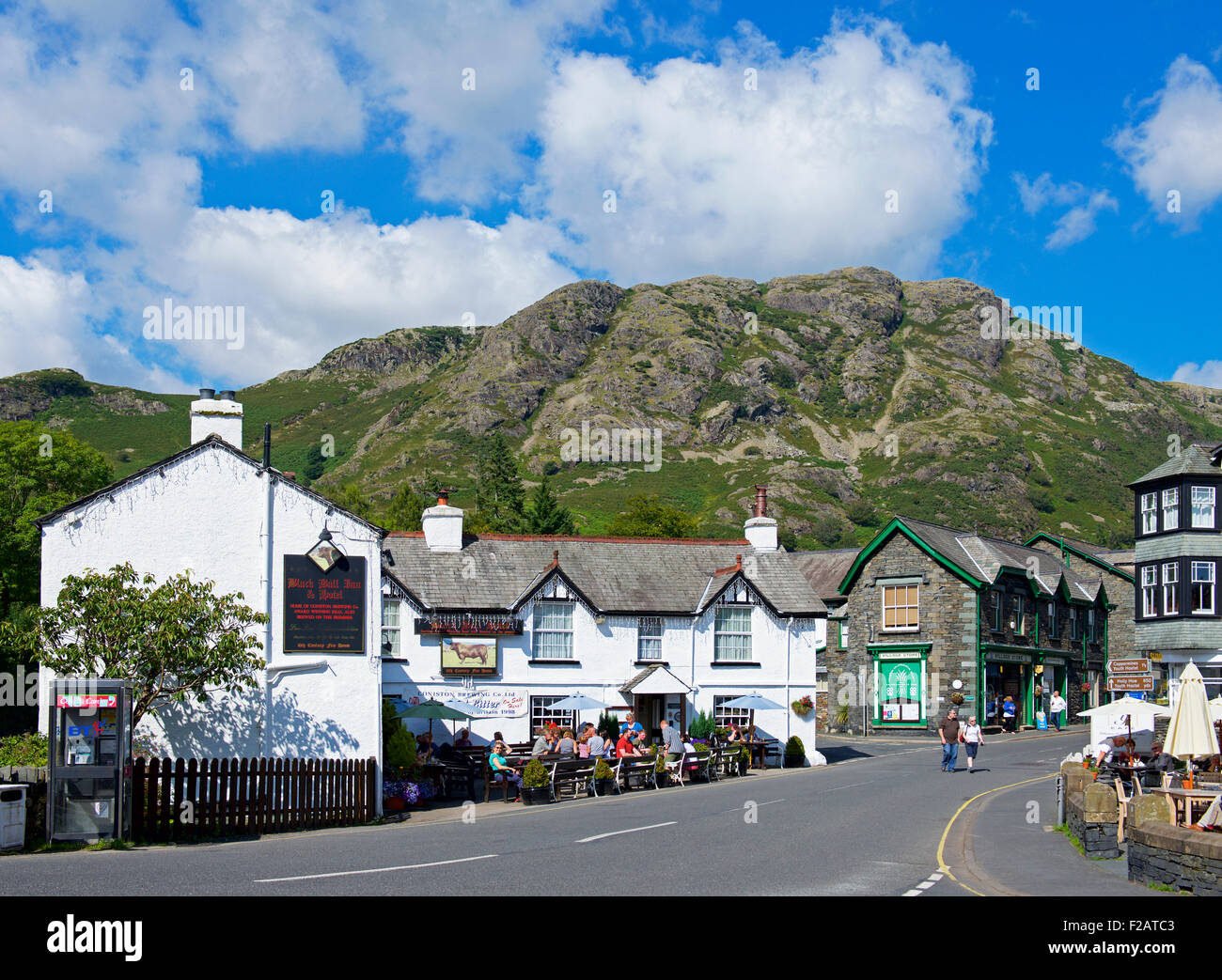 The Black Bull Inn, Coniston, Lake District National Park, Cumbria ...