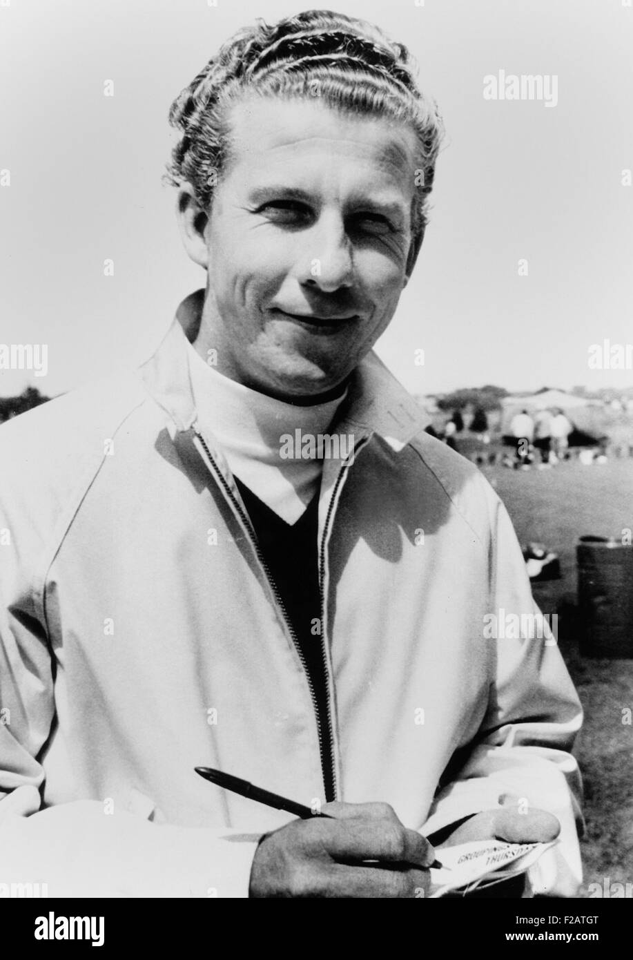 Bob Menne, American professional golfer at the North Shore Country Club ...