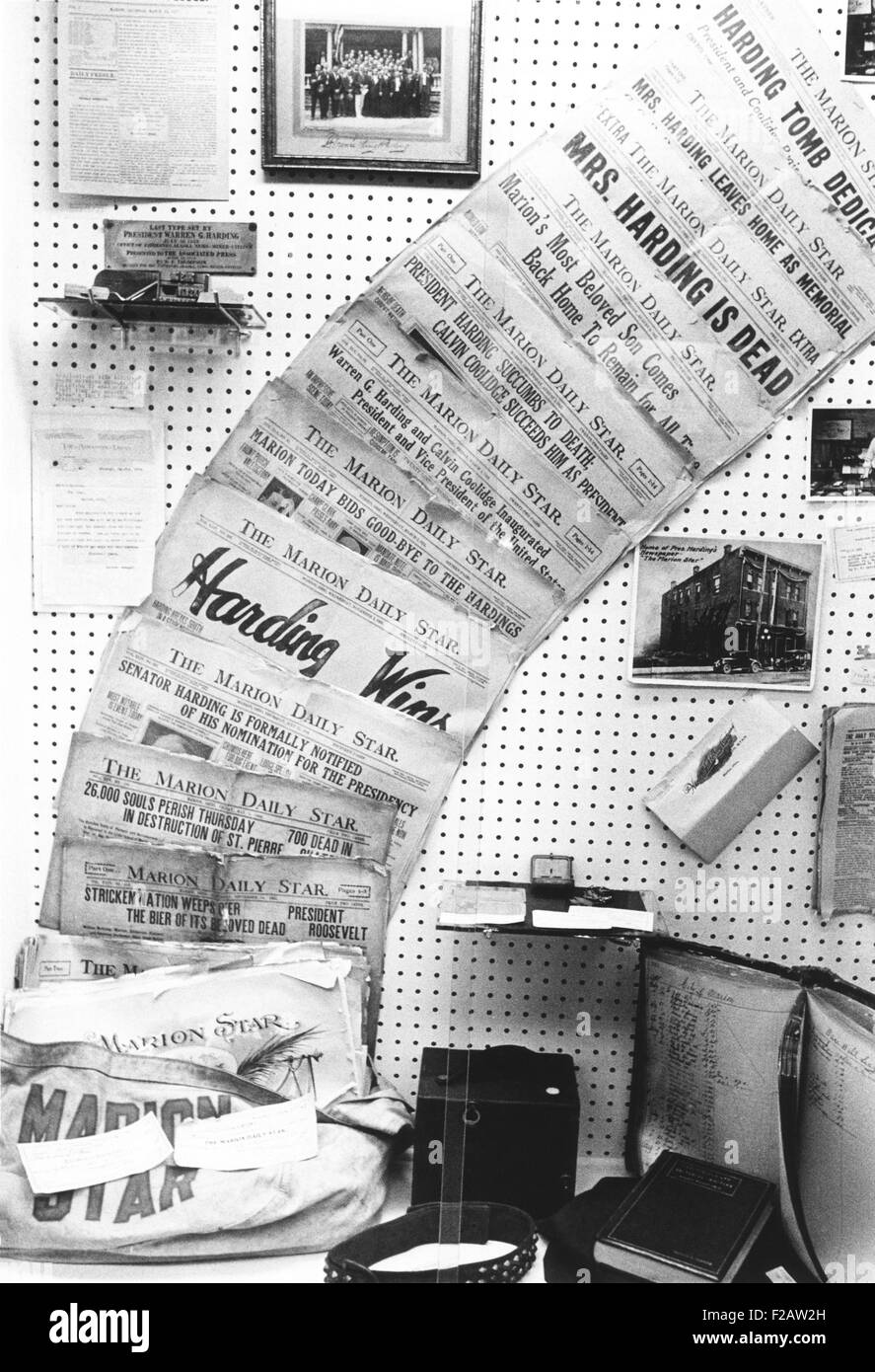 Warren harding hi-res stock photography and images - Alamy