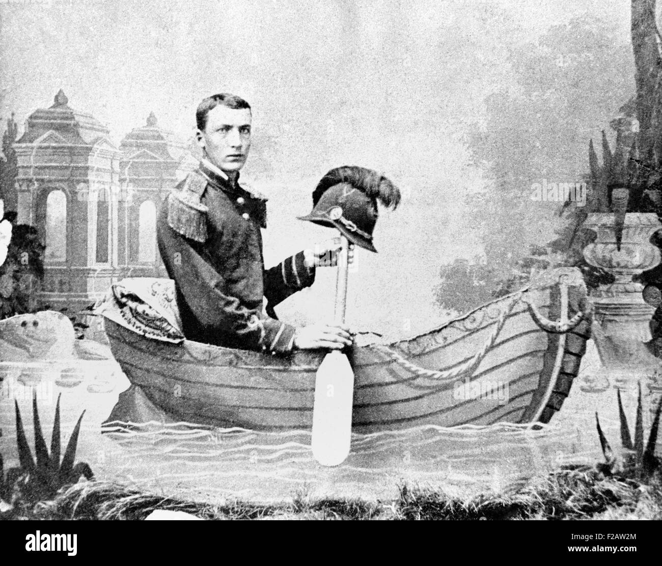 Young Warren Harding in his uniform as a Bandsman in Caledonia, Ohio ...