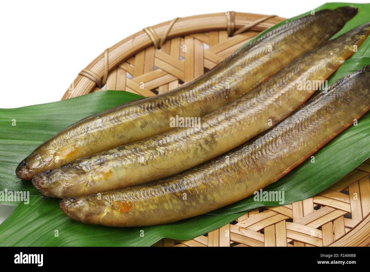 ginpo, tidepool gunnel, ingredients of tempura Stock Photo - Alamy
