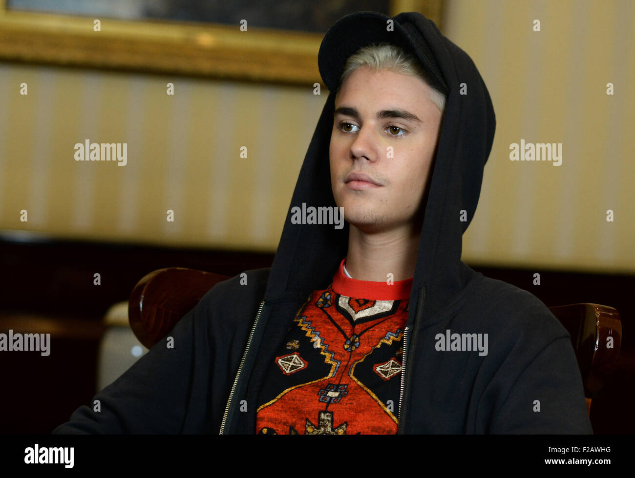 Berlin, Germany. 15th Sep, 2015. dpa-Exclusive - Canadian singer Justin ...
