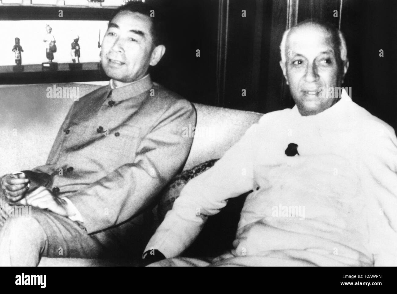 Zhou enlai and nehru hi-res stock photography and images - Alamy