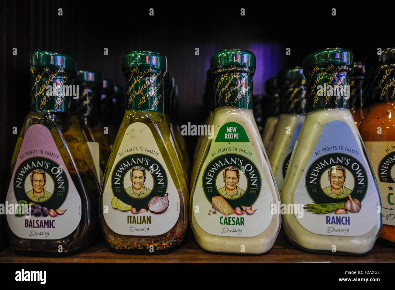 Salsa dressing Newman´s Own-aderezo de Salsa Stock Photo - Alamy