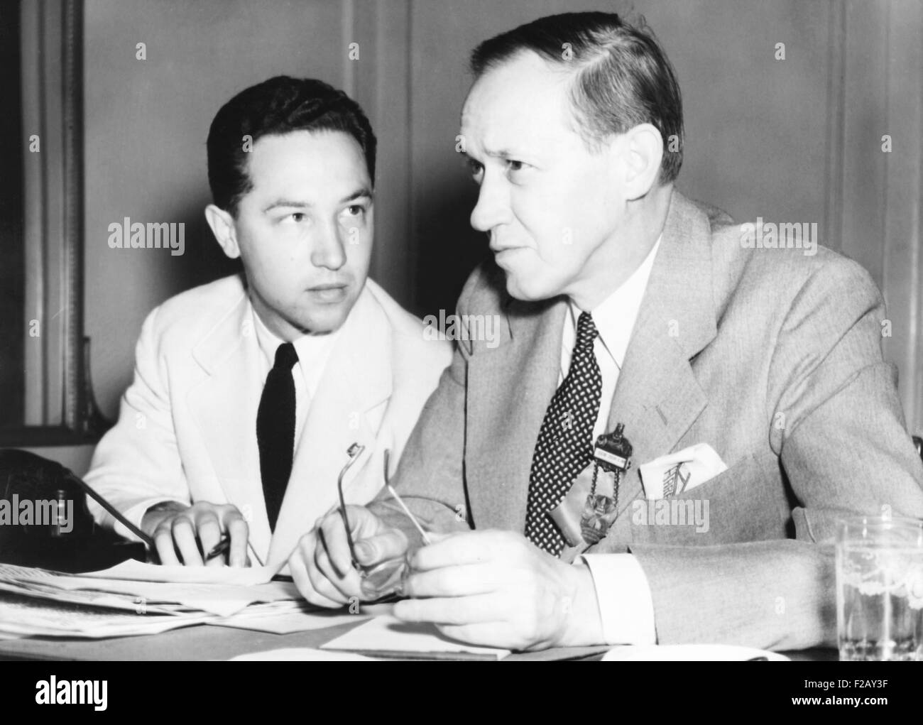 Harry Hopkins with David, the eldest of his three sons from his first ...
