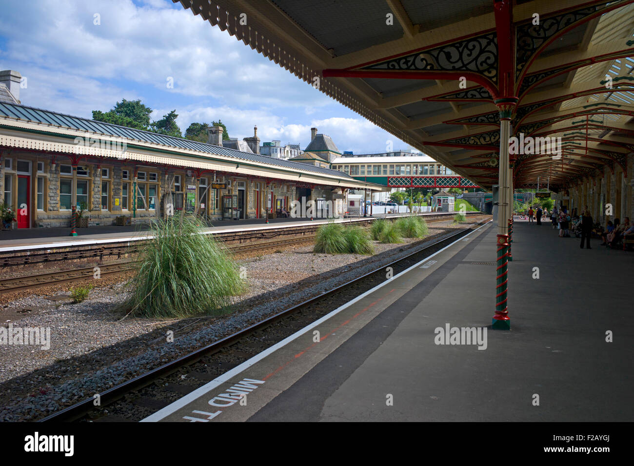 Torquay railway station, Devon, UK Stock Photo - Alamy