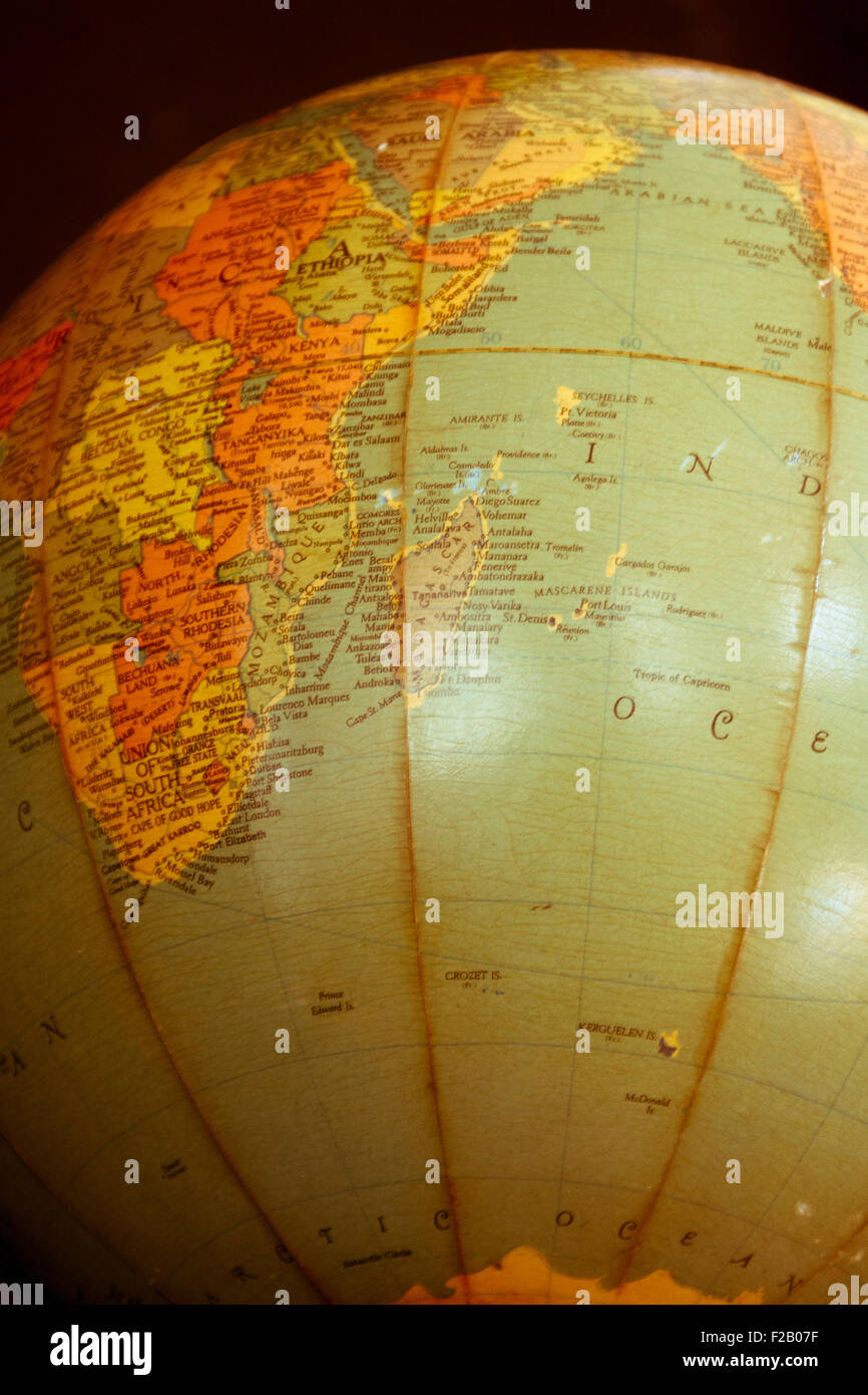 Southern hemisphere globe hi-res stock photography and images - Alamy
