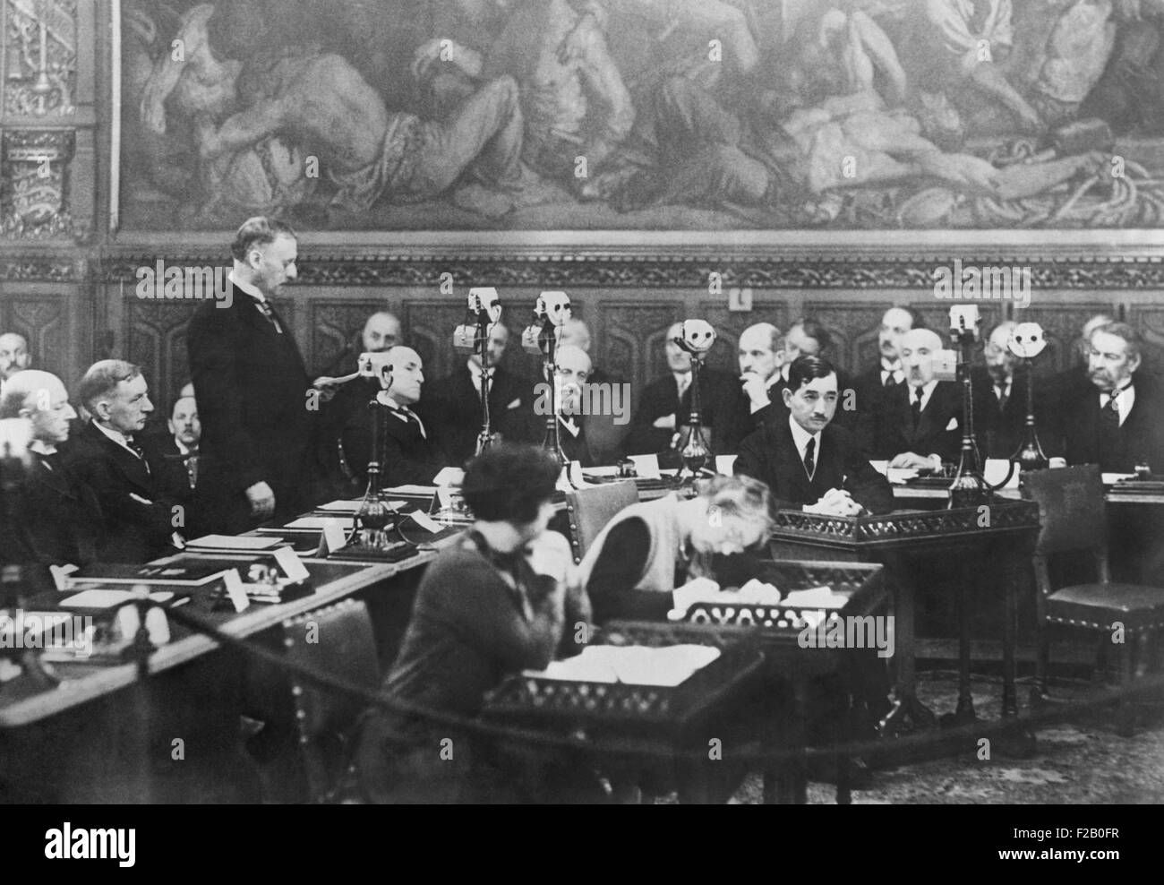 Henry Stimson, U.S. Sec. of State, spoke at the London Naval Conference ...