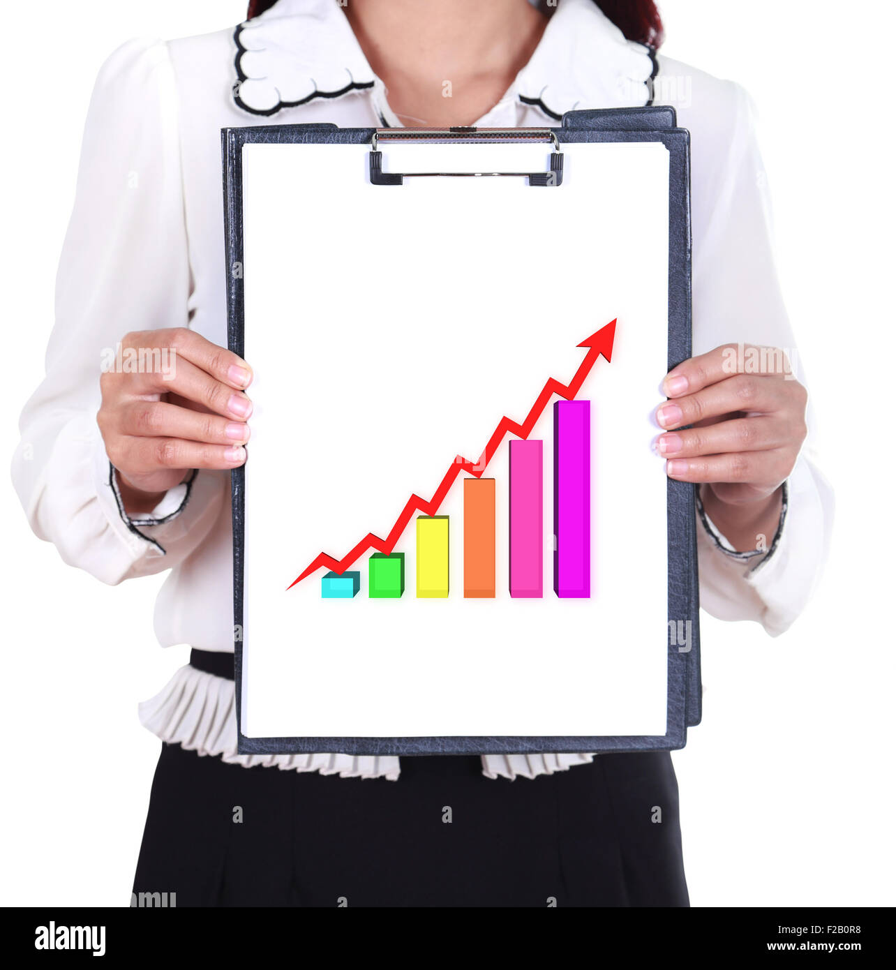 3d white people holding chart hi-res stock photography and images - Alamy