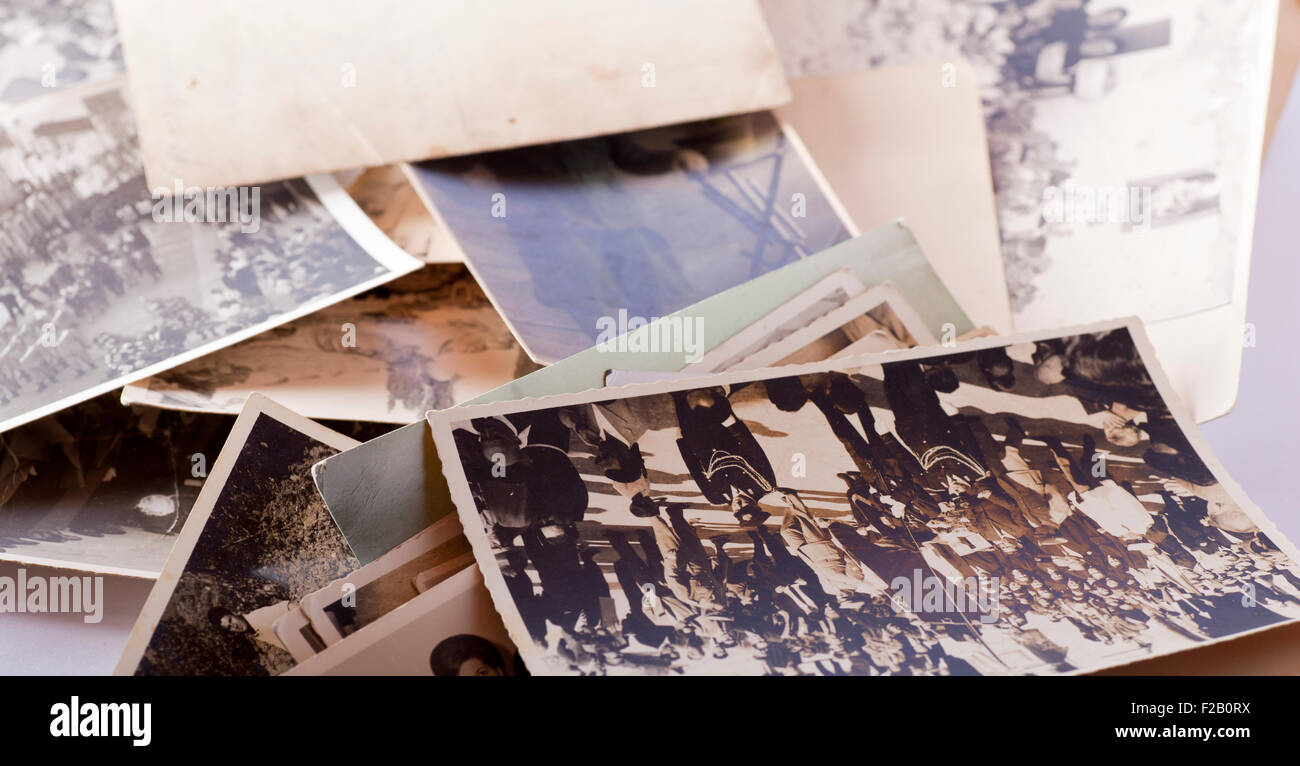 A lot of old postcards and photograph Stock Photo - Alamy