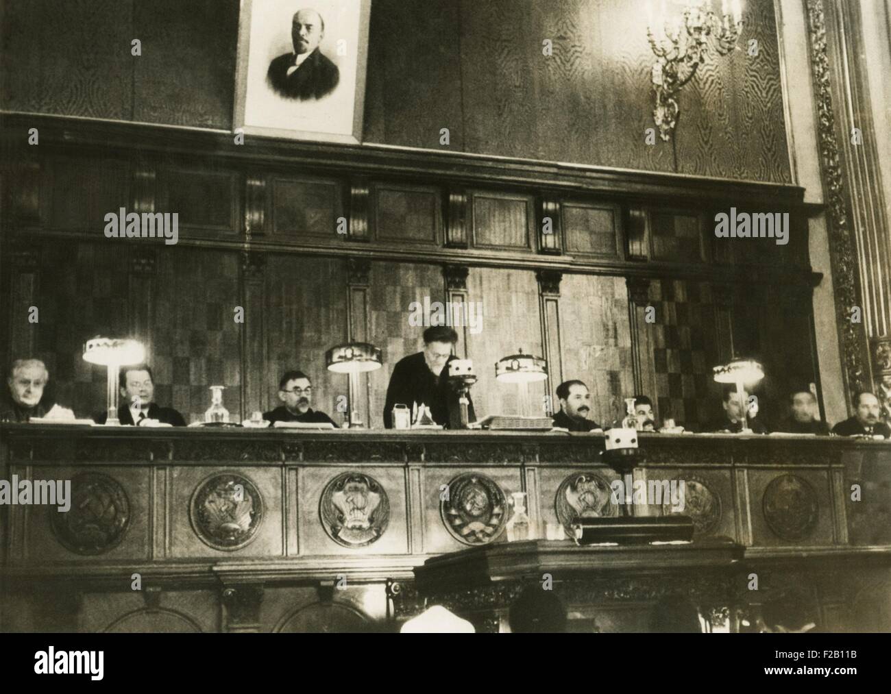 Third Session of the Central Executive Committee of Soviet Union opened ...