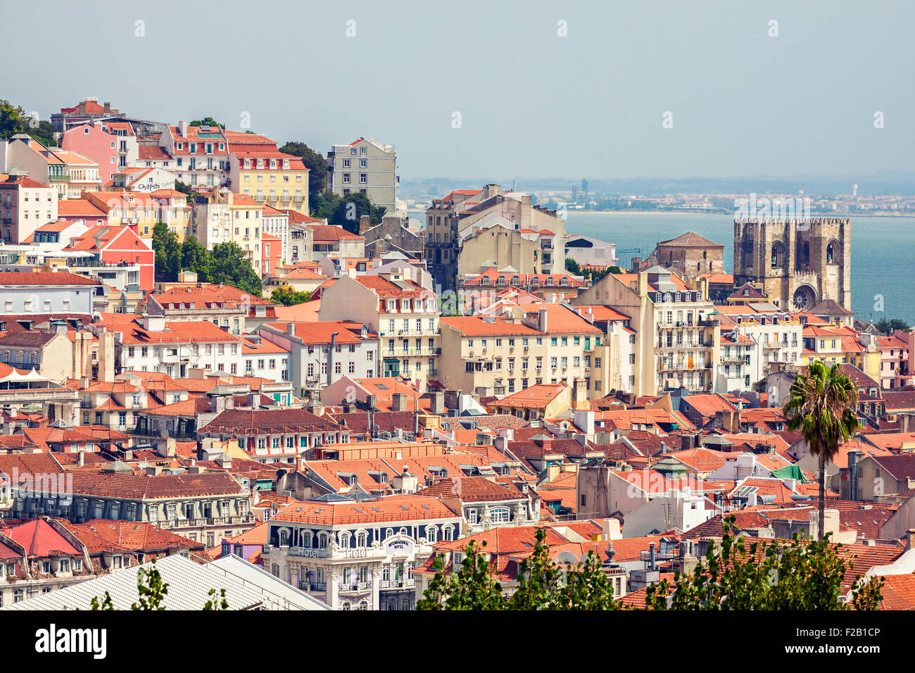 Aerial view of lisbon hi-res stock photography and images - Alamy