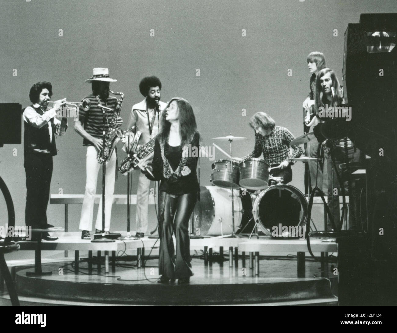 JANIS JOPLIN (1943-1970) Promotional photo of US singer about 1968 ...