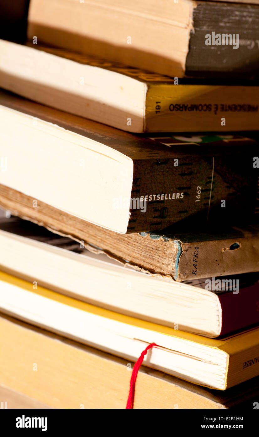 Photo of a lot of books Stock Photo - Alamy