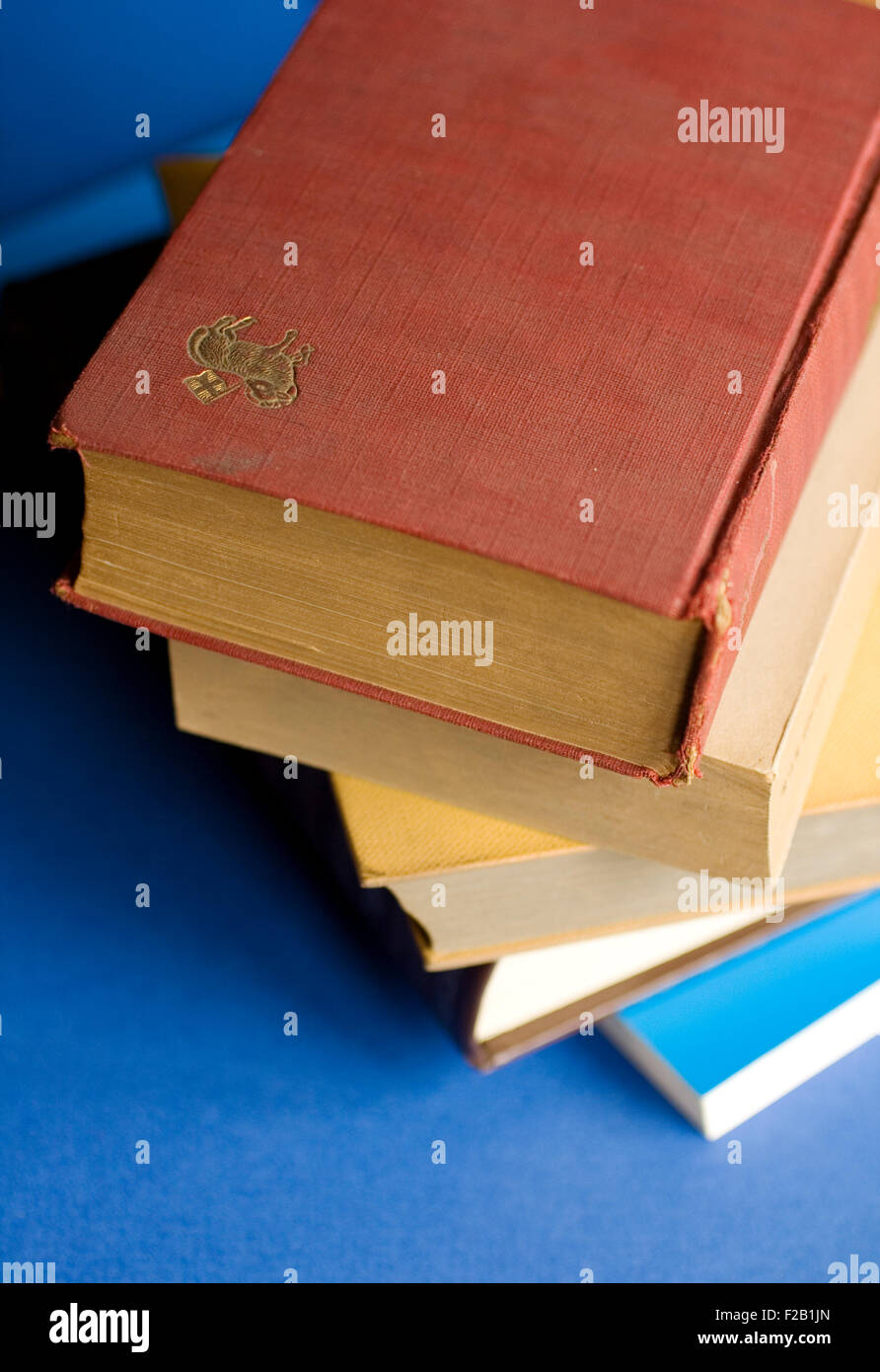 A lot of various Books Stock Photo - Alamy