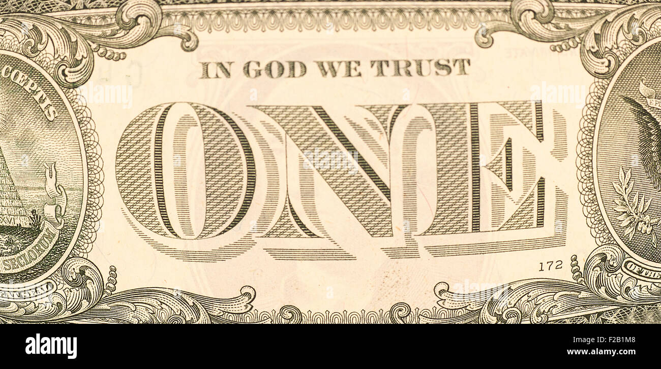 One dollar bill Stock Photo - Alamy
