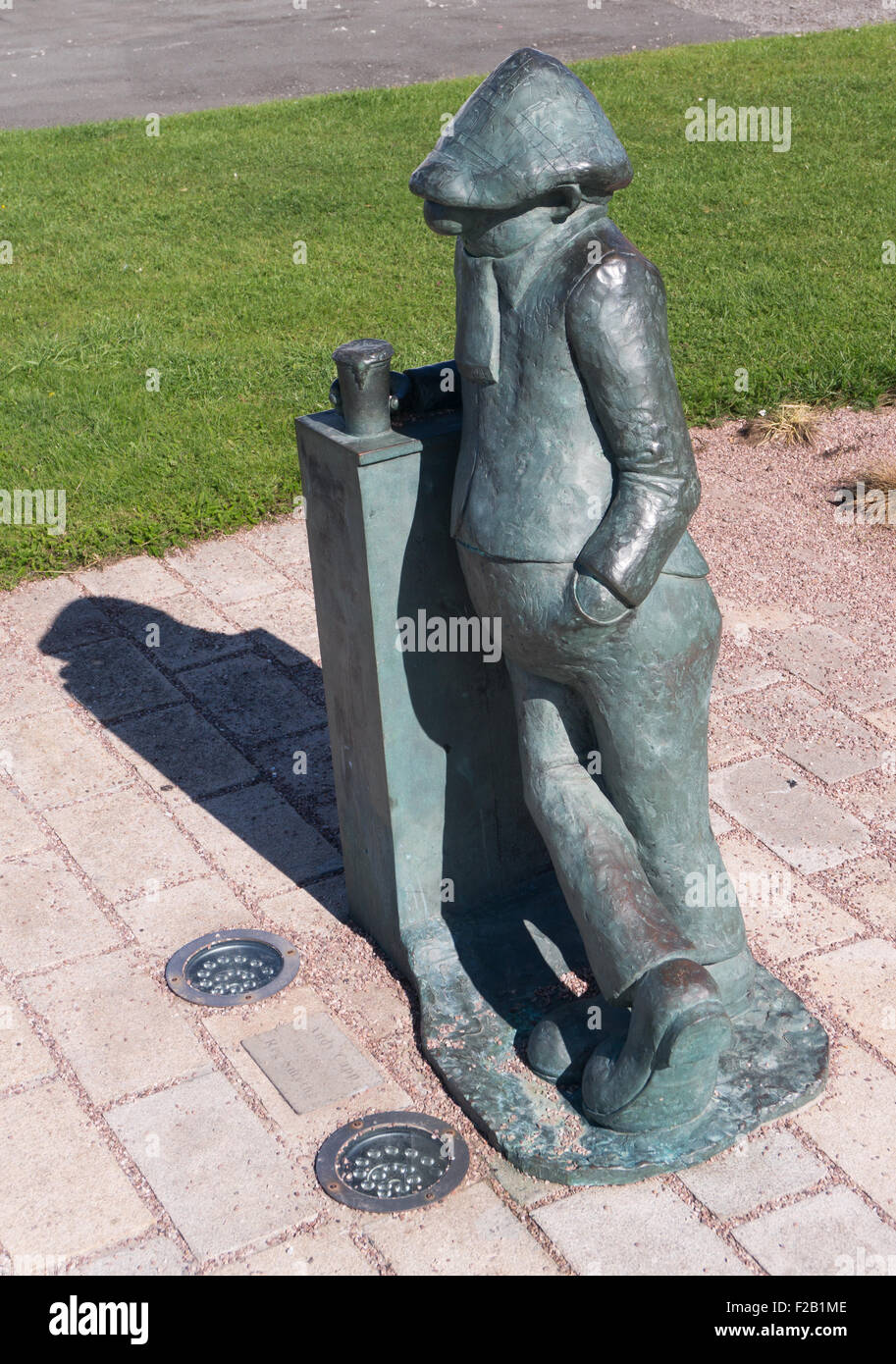 Andy Capp statue Hartlepool, Headland, Co. Durham, England, UK Stock ...