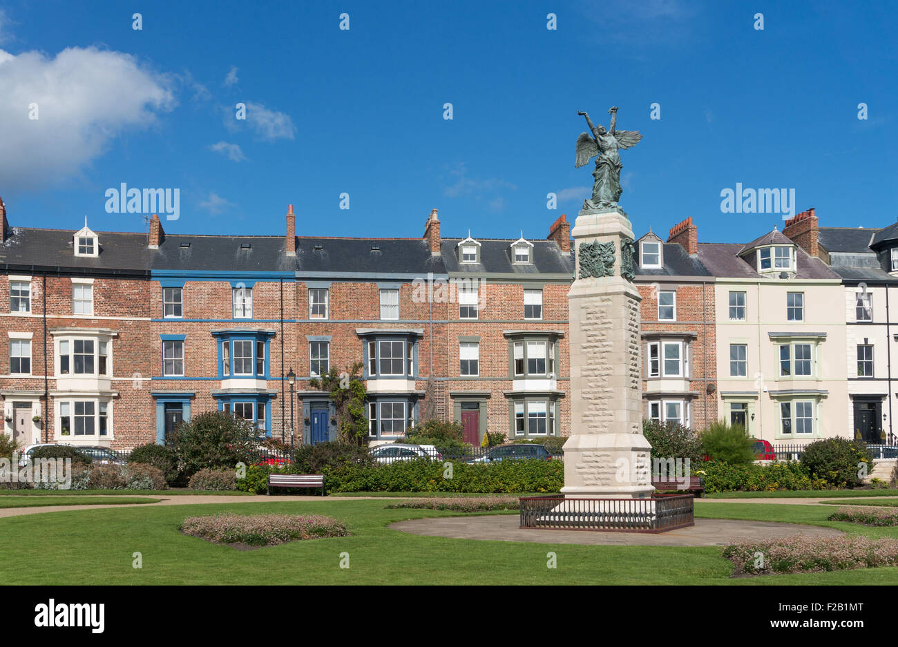 War Memorial in Victory Square, The Headland, Hartlepool, Co. Durham ...