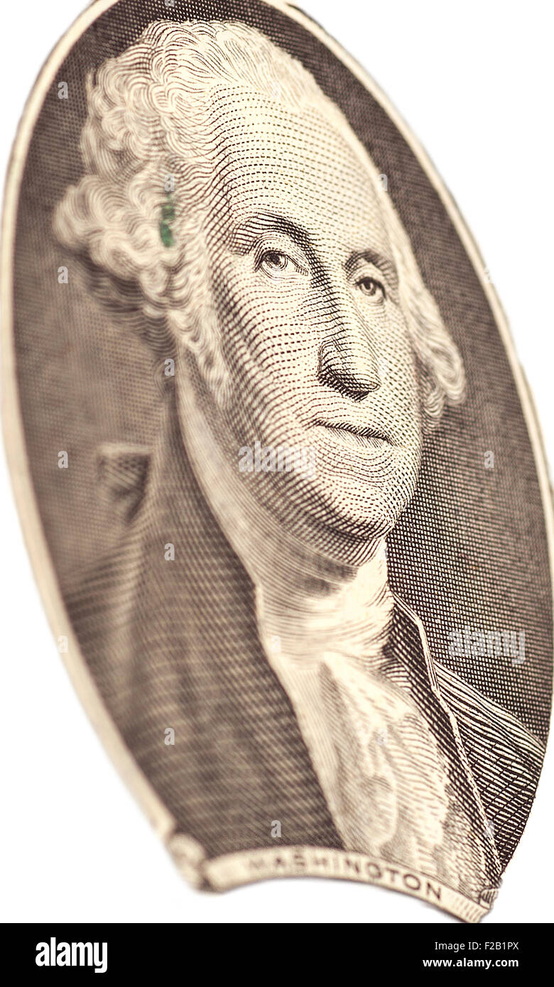 Portrait of first U.S. president George Washington Stock Photo - Alamy
