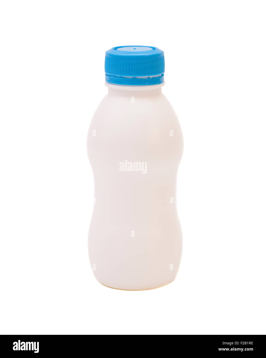 White Yogurt Drink Plastic Bottle Isolated On White Background Stock ...
