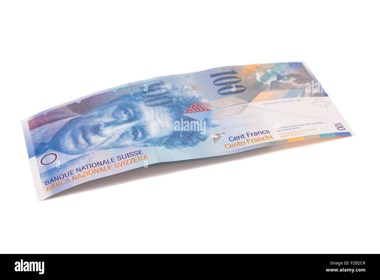Swiss Franc note, isolated Stock Photo - Alamy