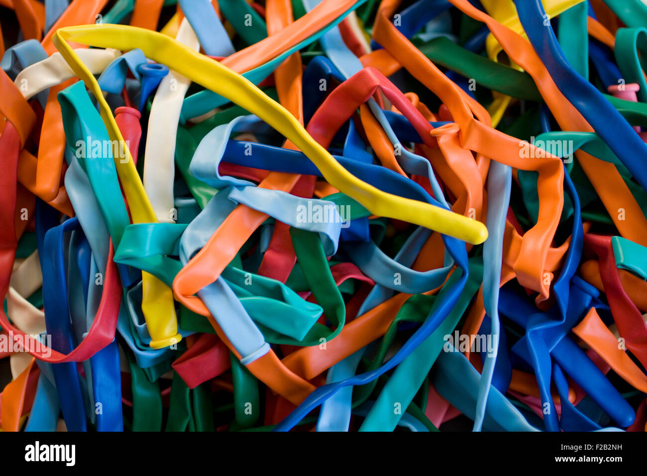 A lot of Toy ballons deflated Stock Photo - Alamy