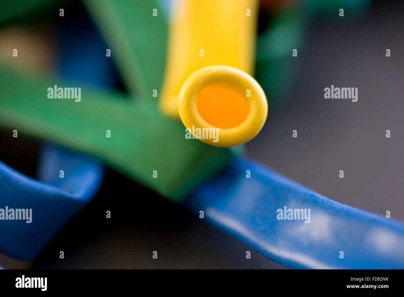 Deflated green balloon hi-res stock photography and images - Alamy