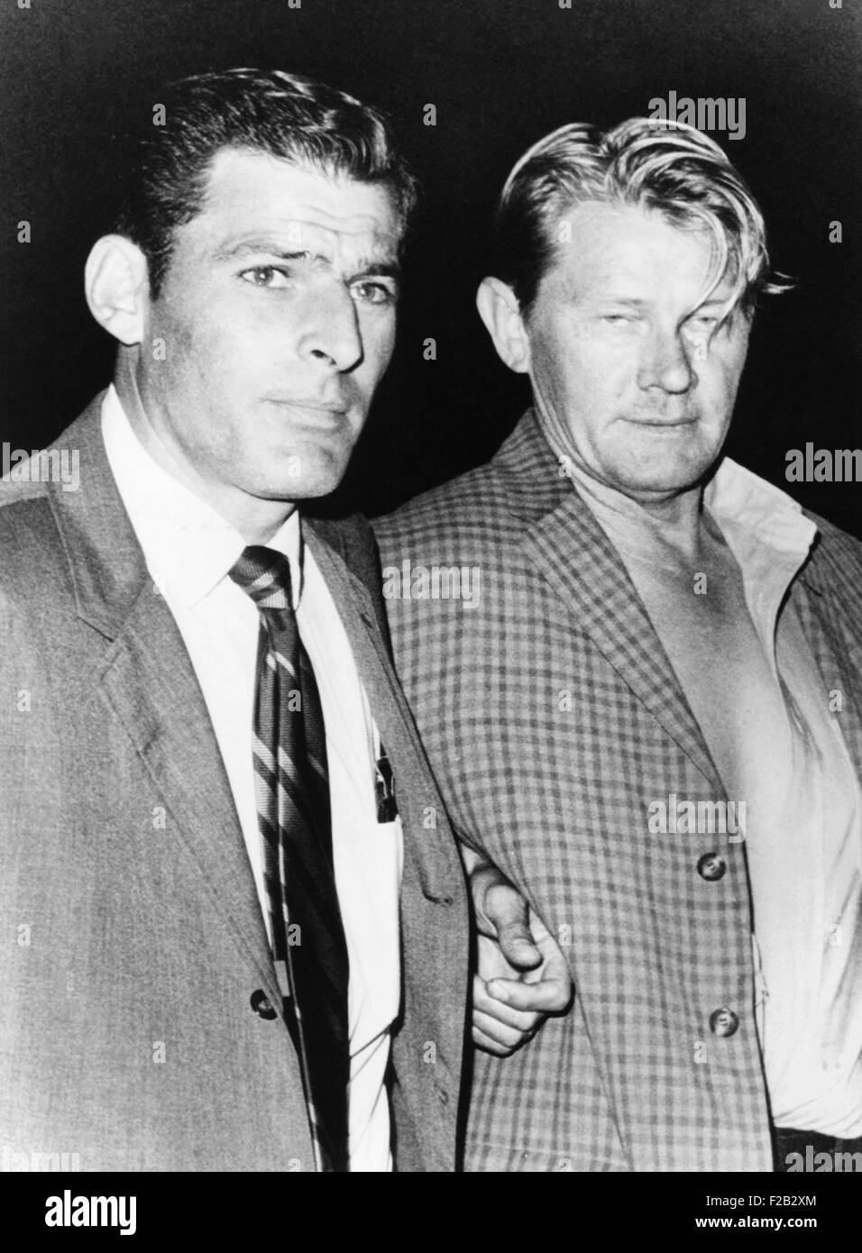 Arthur G. Barkley (right), an Arizona truck driver who hijacked TWA ...