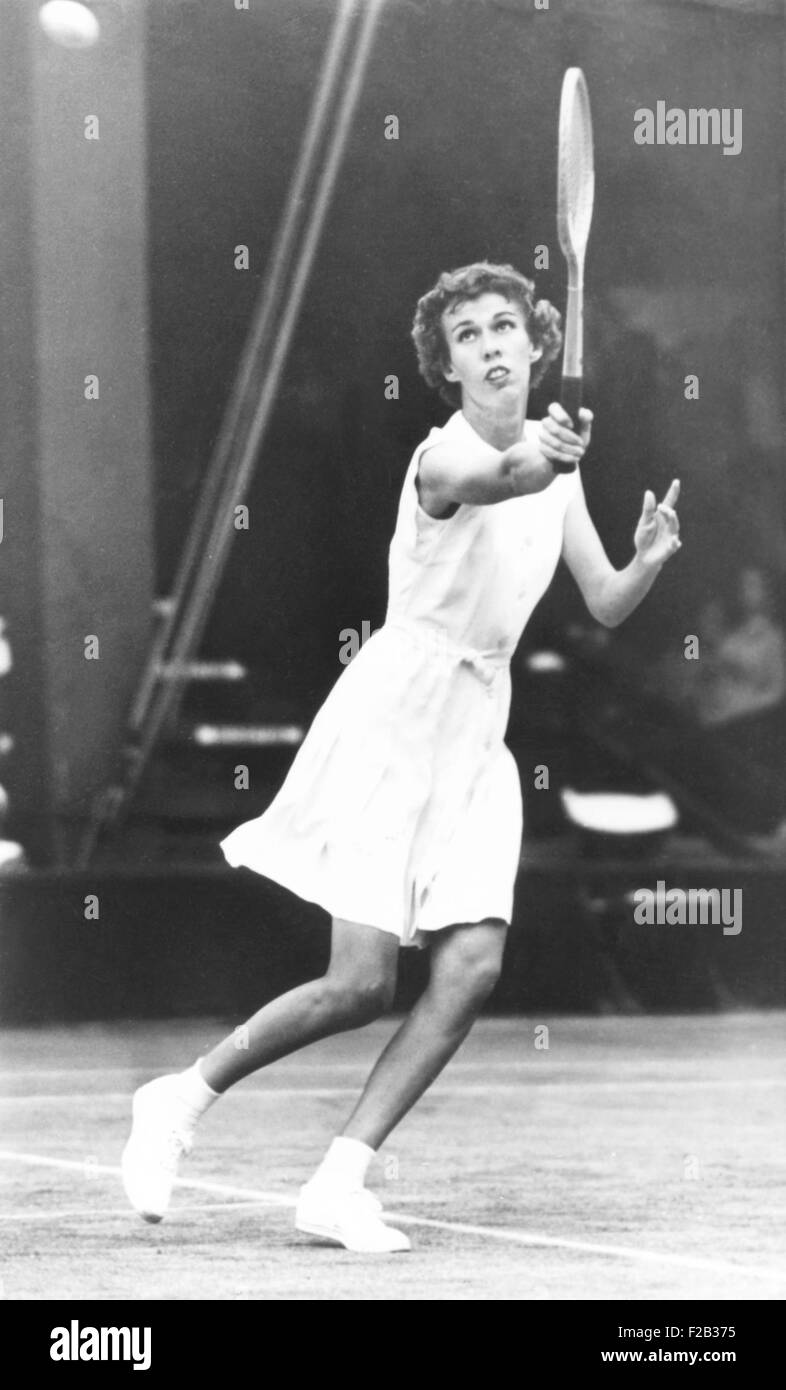 Doris Hart, American Tennis champion in competition. June 1950. (CSU ...