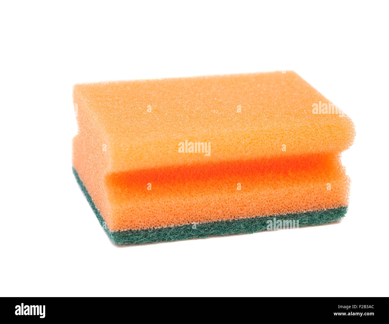 Kitchen sponge isolated on the white background Stock Photo - Alamy