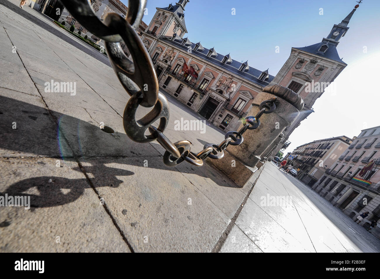 Mayor Square in Madrid-Plaza Mayor en Madrid Stock Photo - Alamy