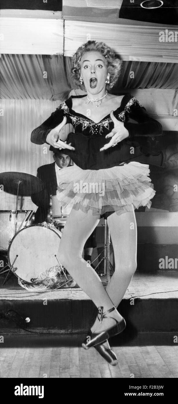 Christine Jorgensen in one of her acts at the Café Society Club in ...