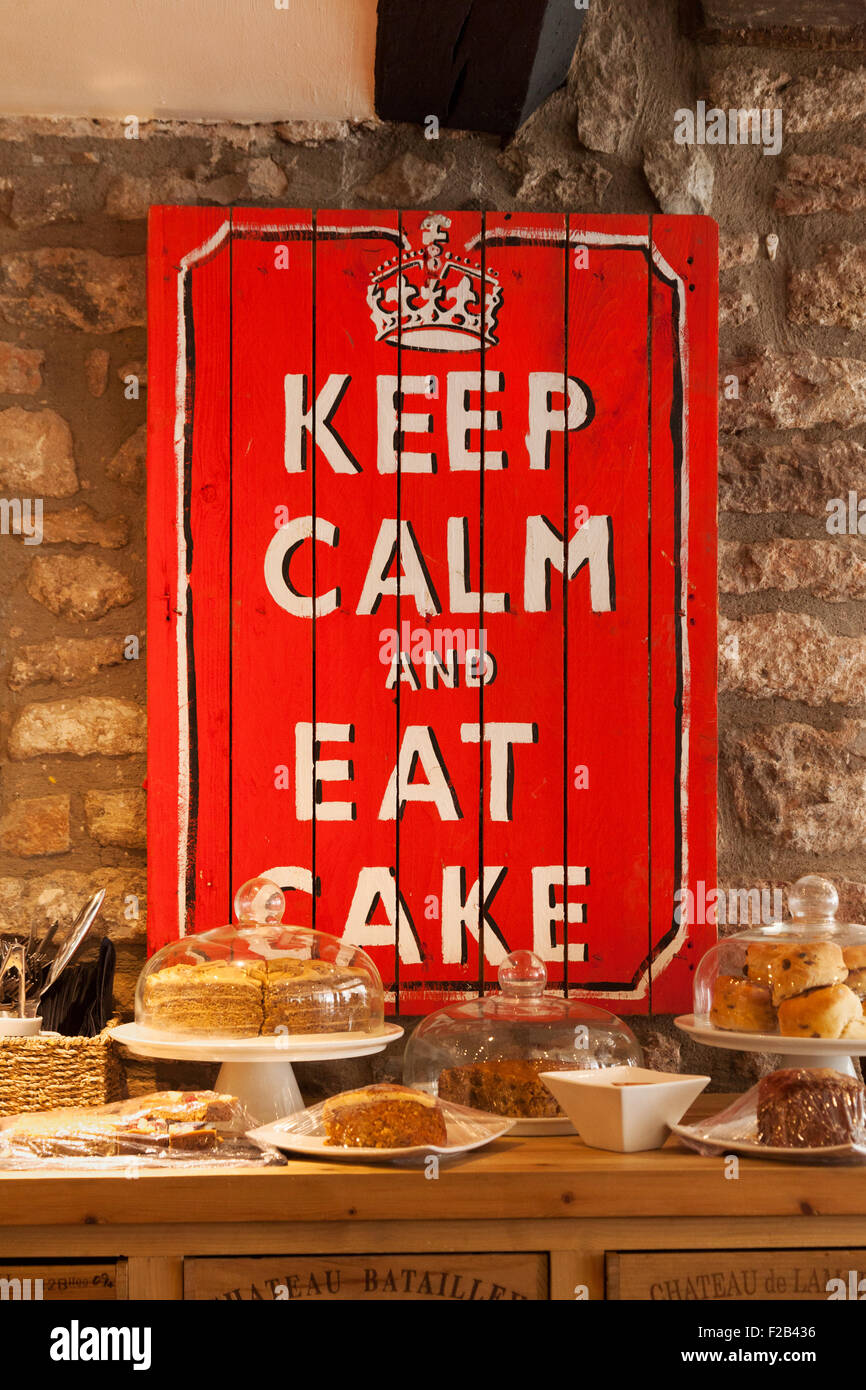Cakes sign hi-res stock photography and images - Alamy