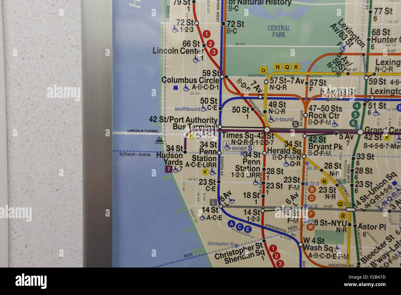 New york subway map High Resolution Stock Photography and Images - Alamy