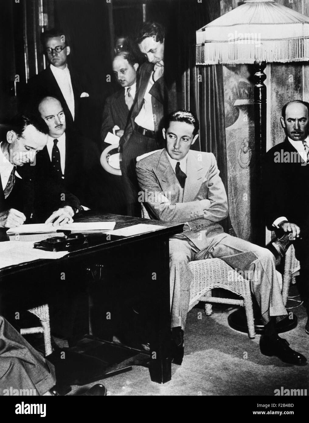 Irving Thalberg testifying at the inquest into the suicide of film ...