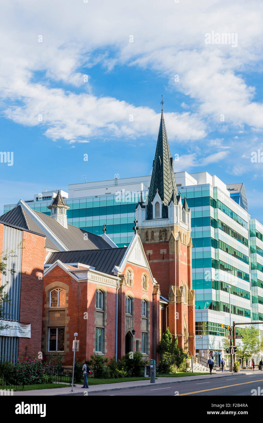 First Baptist Church, Calgary, Alberta, Canada Stock Photo - Alamy